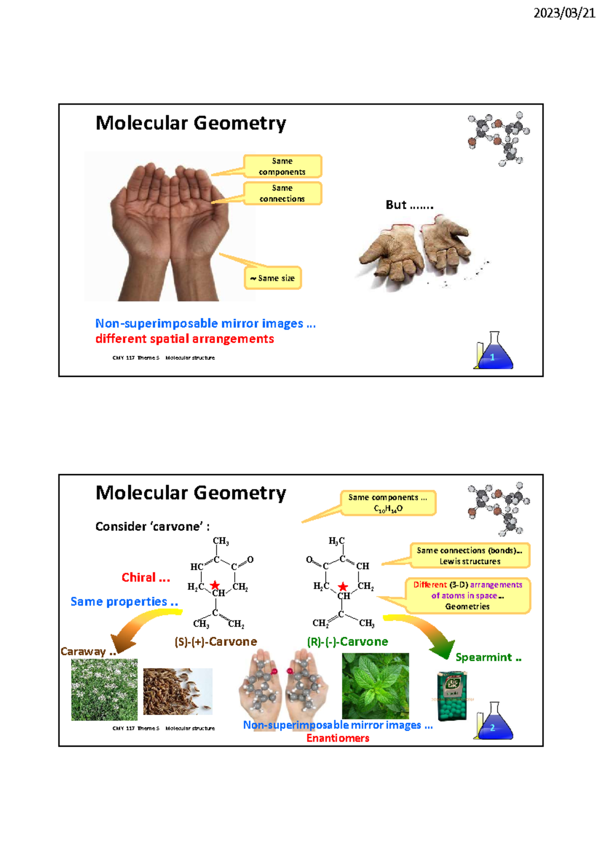 20230320 CMY117 Molecular Geometry (Colour) - Molecular Geometry CMY ...