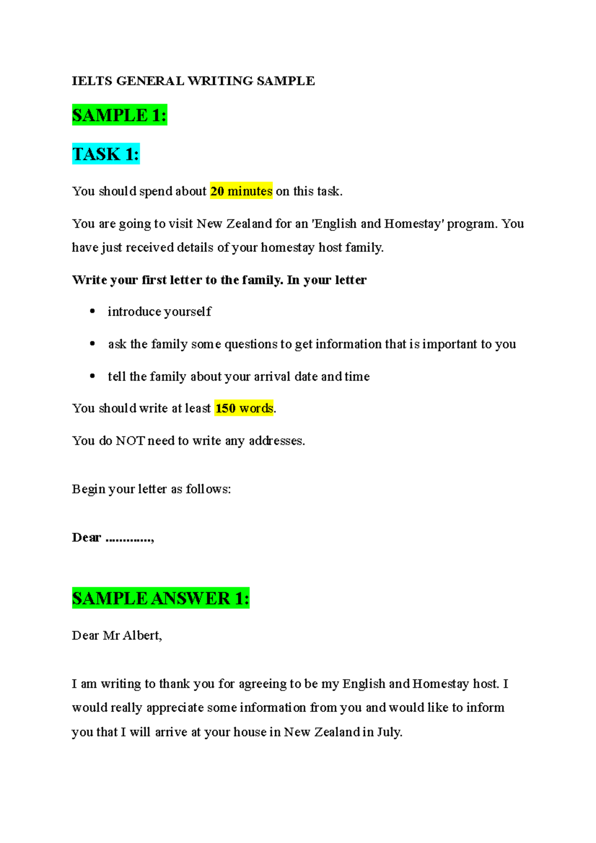 Ielts General Writing Sample WEEK 15 - IELTS GENERAL WRITING SAMPLE ...