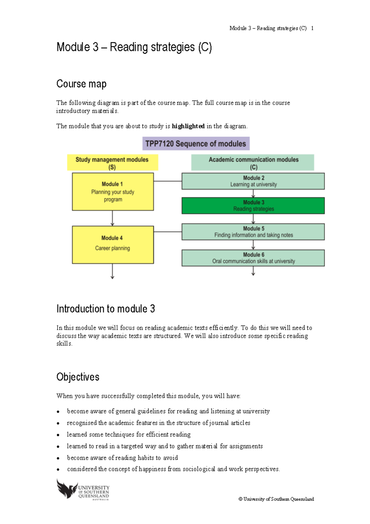 Module 03 Reading strategies 12-1-15 - Module 3 Reading strategies (C ...