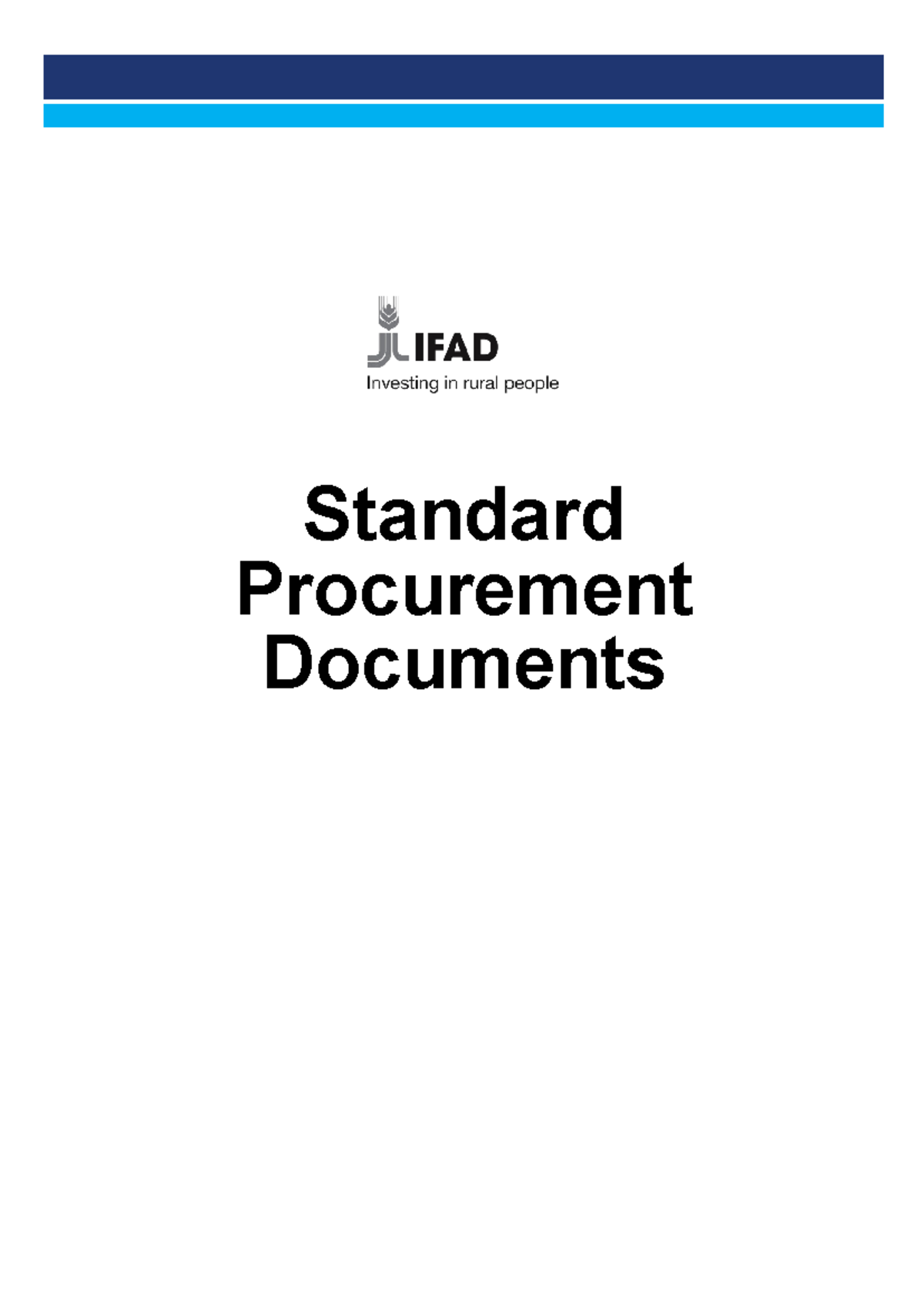 Terms of Reference - Standard Procurement Documents Terms of Reference ...