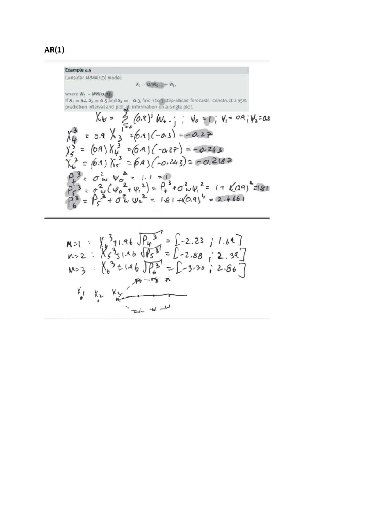AR - Practice Problems - STTN326 - AR(1) MA(1) - Studocu