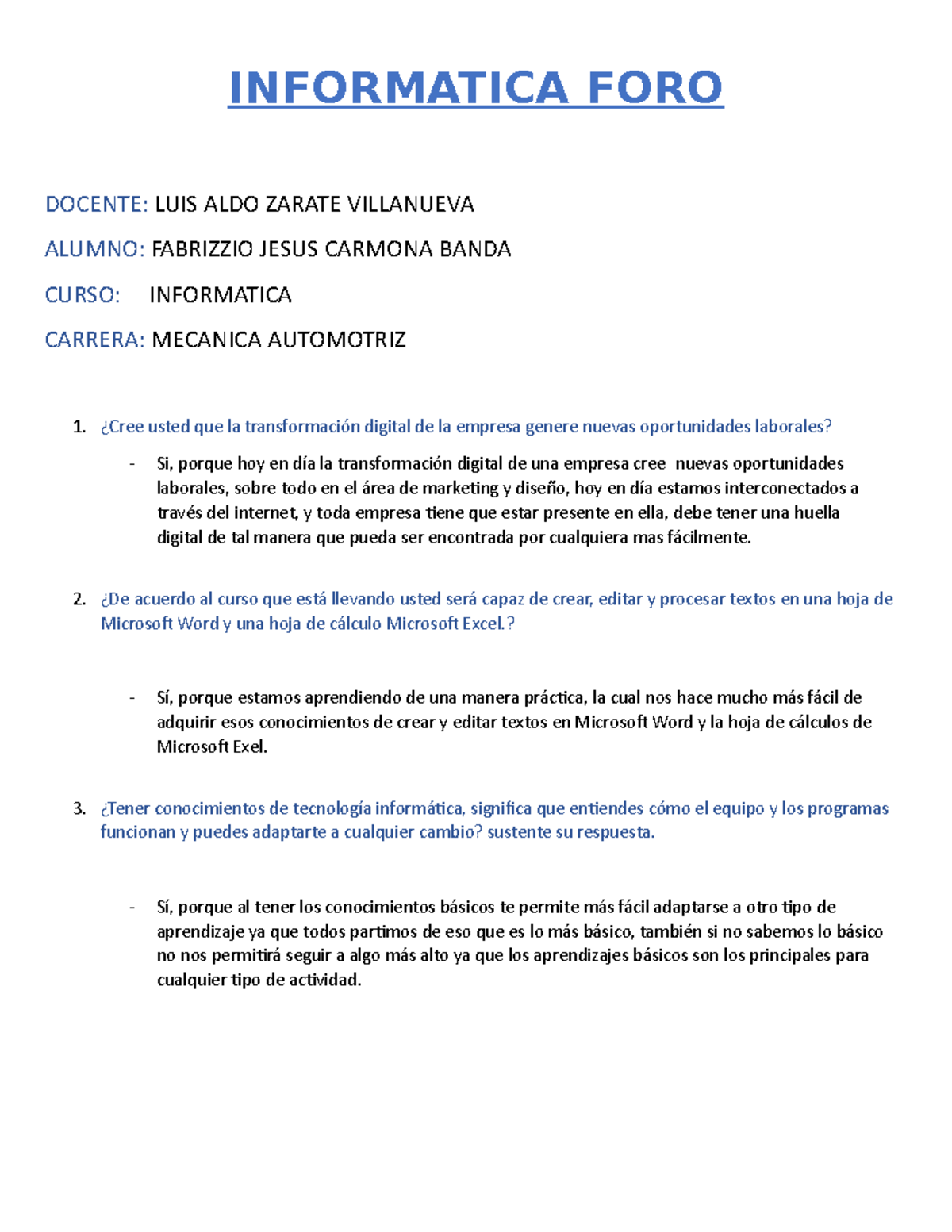 Informatica FORO resuelto ejemplo de foro - INFORMATICA FORO DOCENTE ...