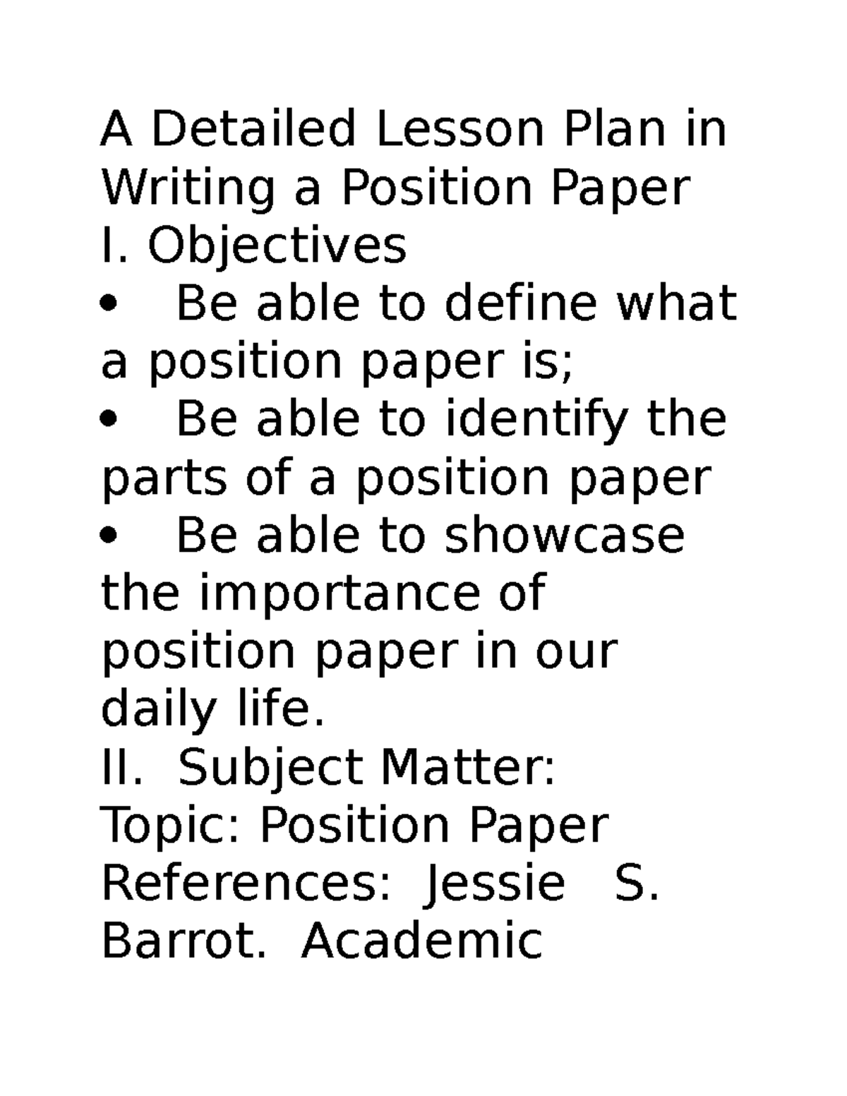 Answer KEY G7 Pollinators - A Detailed Lesson Plan in Writing a ...