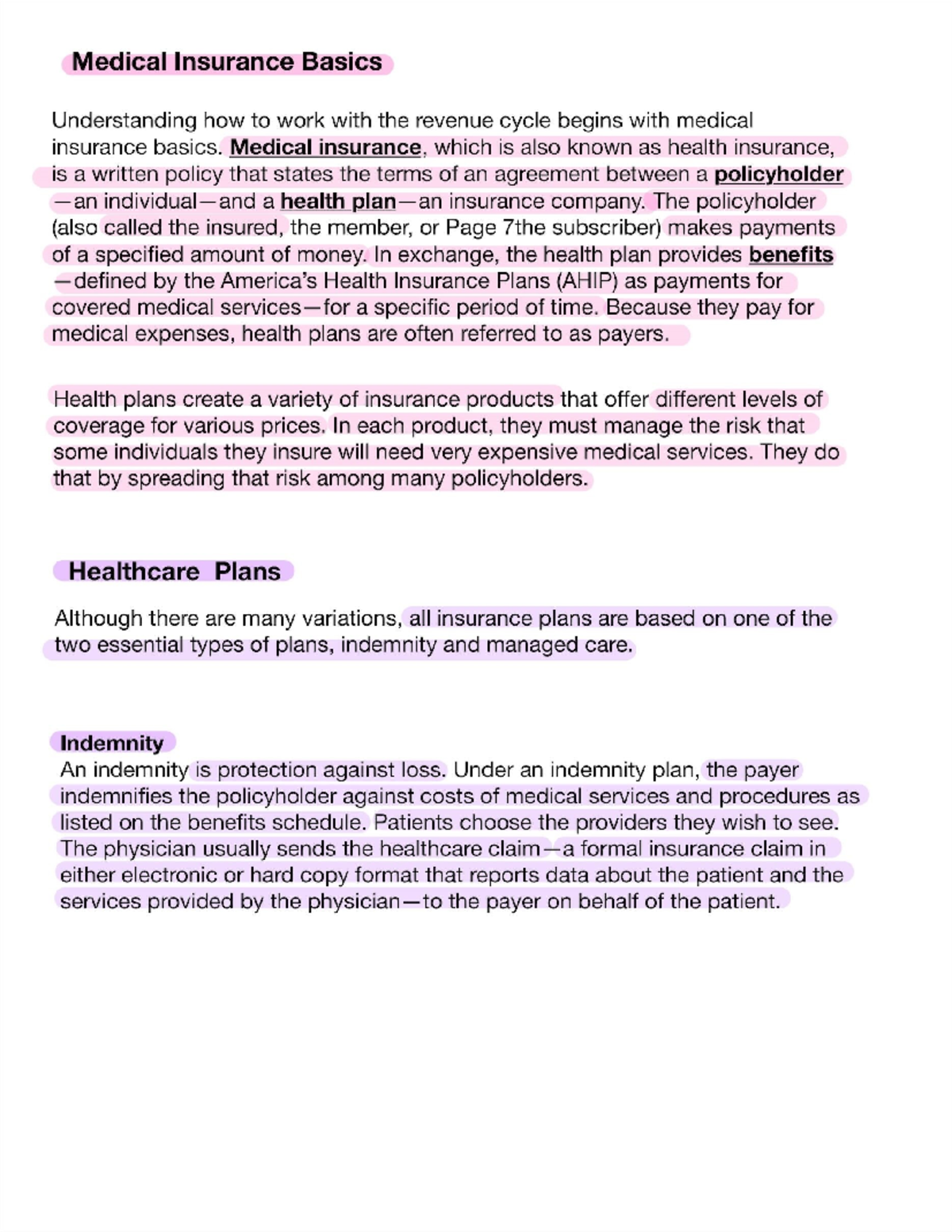 Healthcare - Tom Cirillo - AHLT111 - Studocu