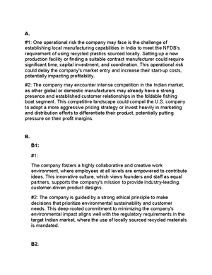D081 V5-QBM3 Task 1 - Task 1 - Course/Assessment Code: D081 Version 5 ...