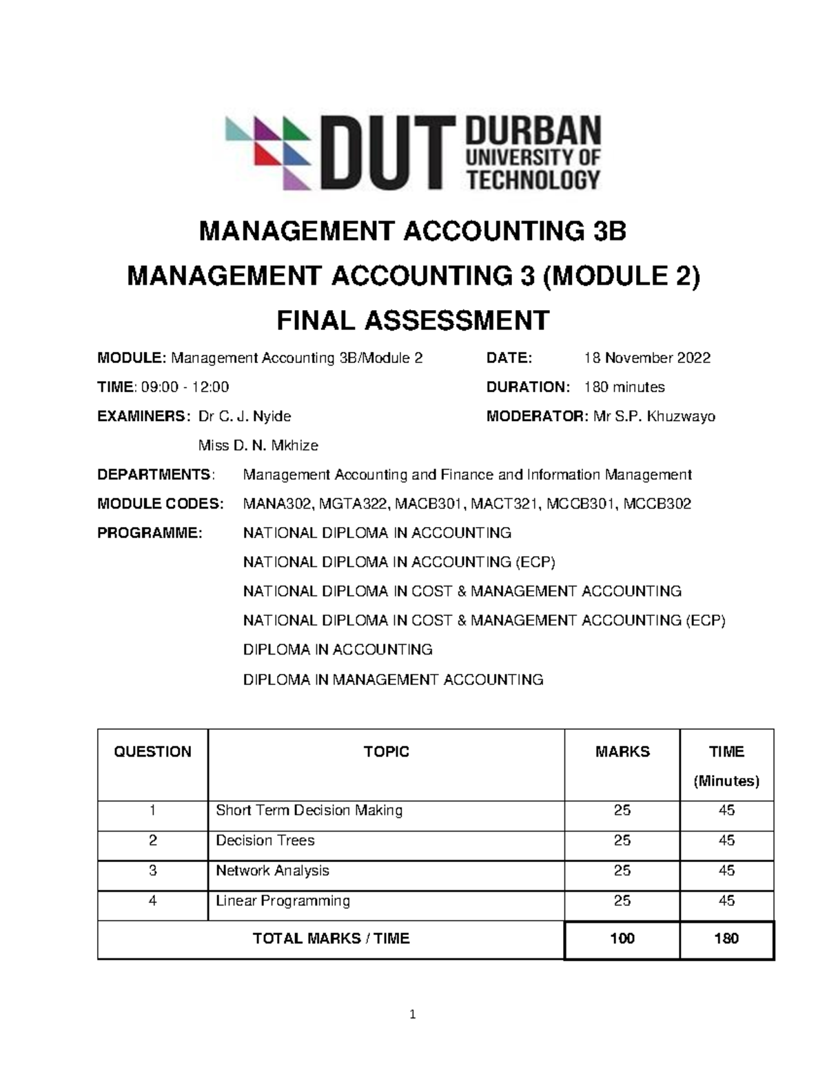 Final Assessment 2022 240903 141232 - MANAGEMENT ACCOUNTING 3B ...