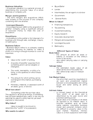 P2 EXAM - Phinma - ACC 150: Valuation Concepts and MethodsStudent ...