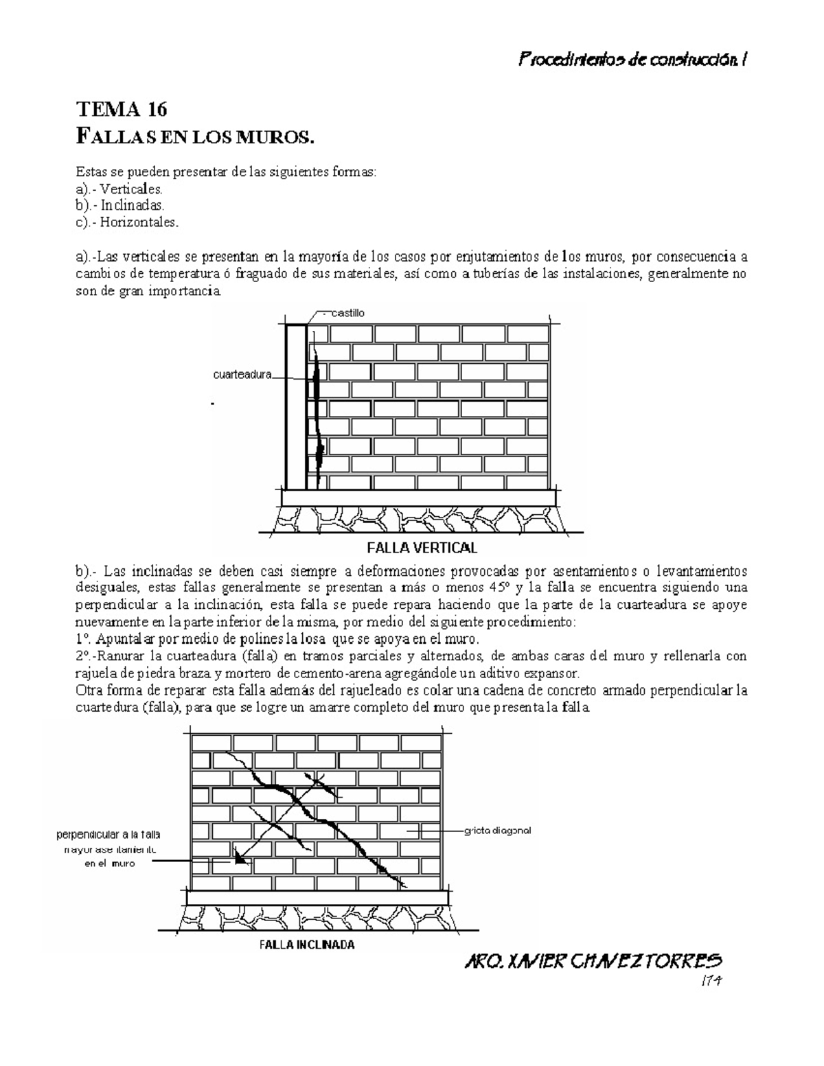 TEMA 16 Fallas EN LOS Muros - control - Studocu