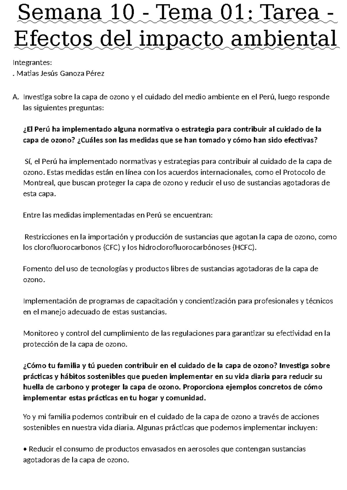 Tarea DE Individuo Y Medio Ambiente 18-10-24 - Semana 10 - Tema 01 ...