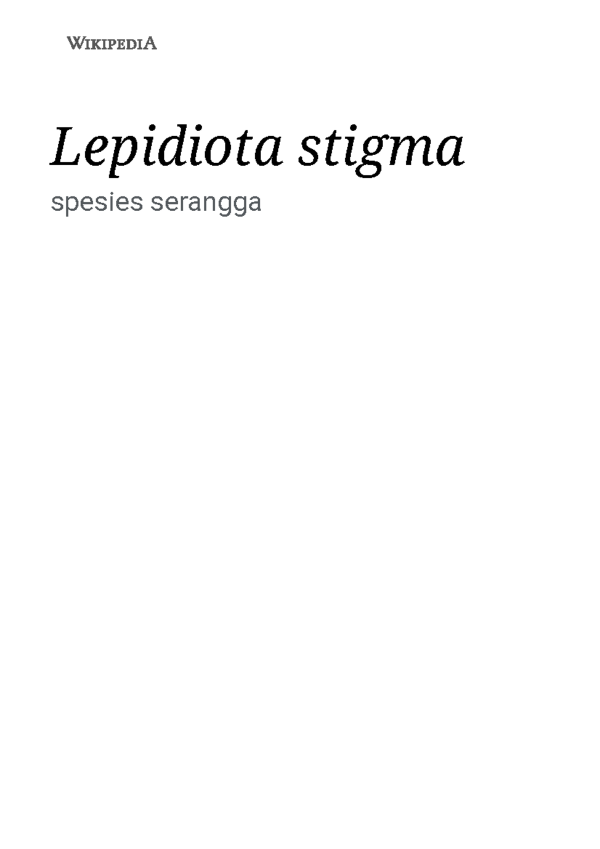 Lepidiota stigma - Wikipedia bahasa Indonesia, ensiklopedia bebas - Lepidiota stigma spesies ...