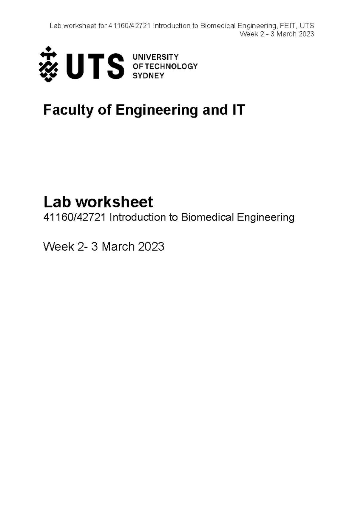 Week 2 - Introduction to Hive Lab - Lab worksheet for 41160/42721 ...