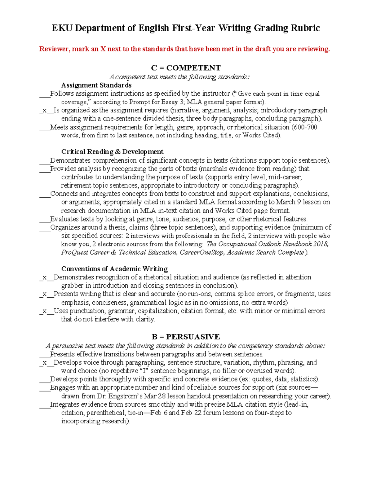 I just uploaded so I can see notes... - EKU Department of English First ...