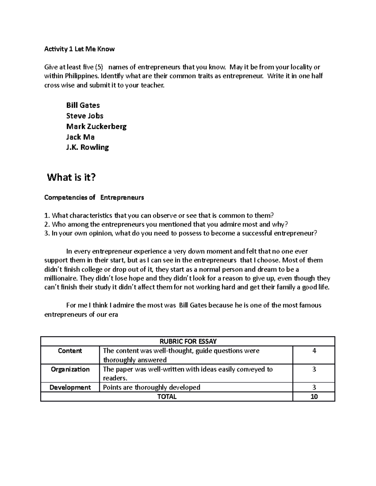 Activity 1 Let Me Know - this research is needed in repFrom what we ...