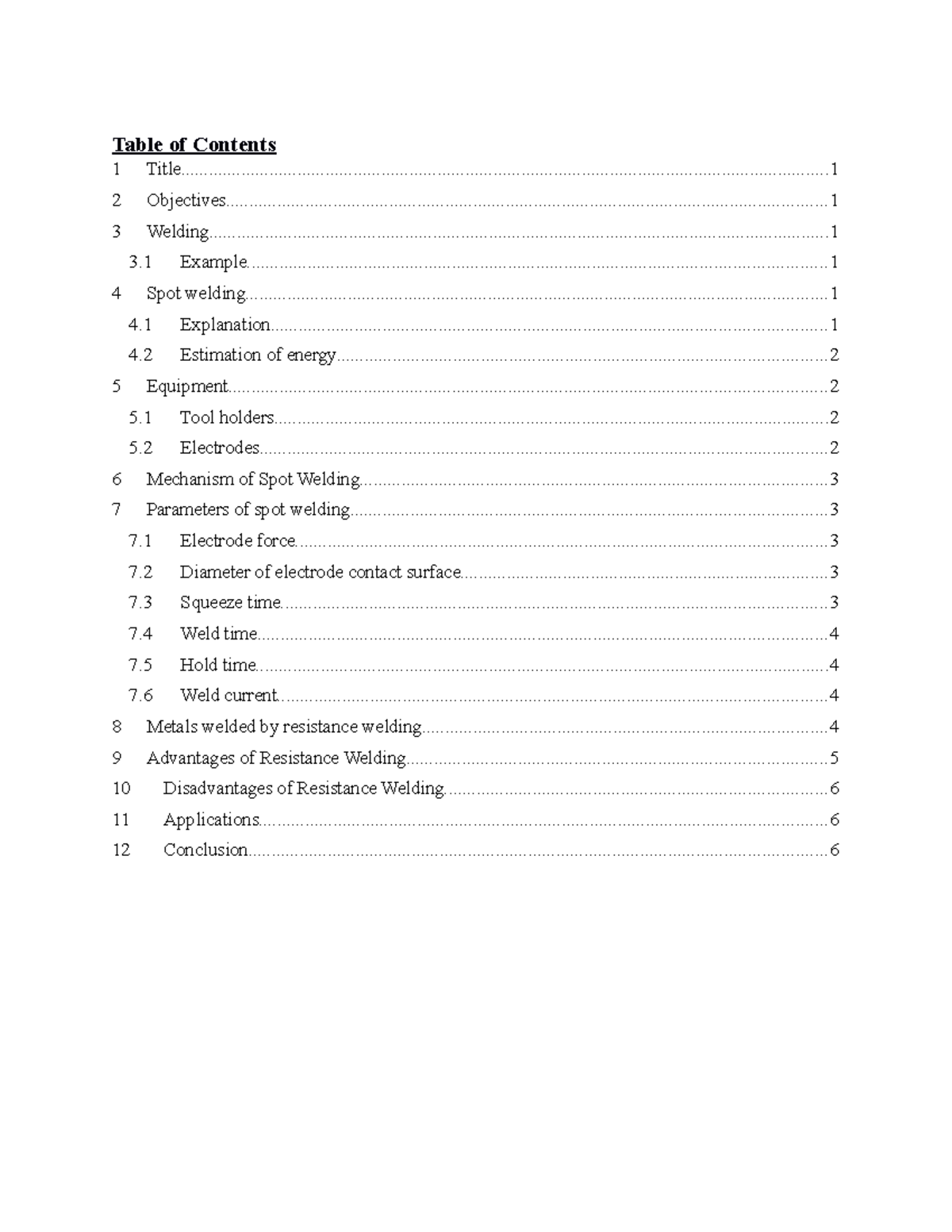 5th report - lab manual - Table of Contents 1 - Studocu