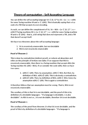 Theory of computation -computability - Theory of computation -computability Decidability A ...