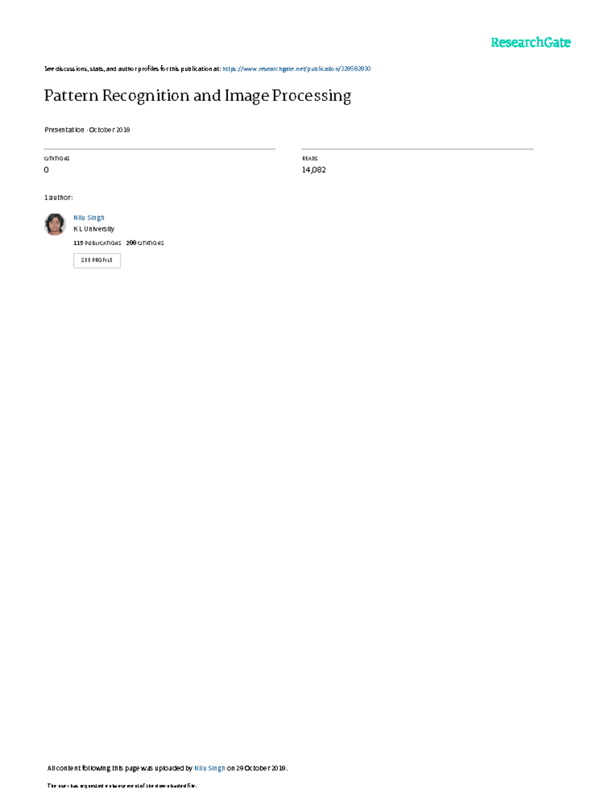 Pattern Image Rec - Just explore it.. it might be useful - See ...