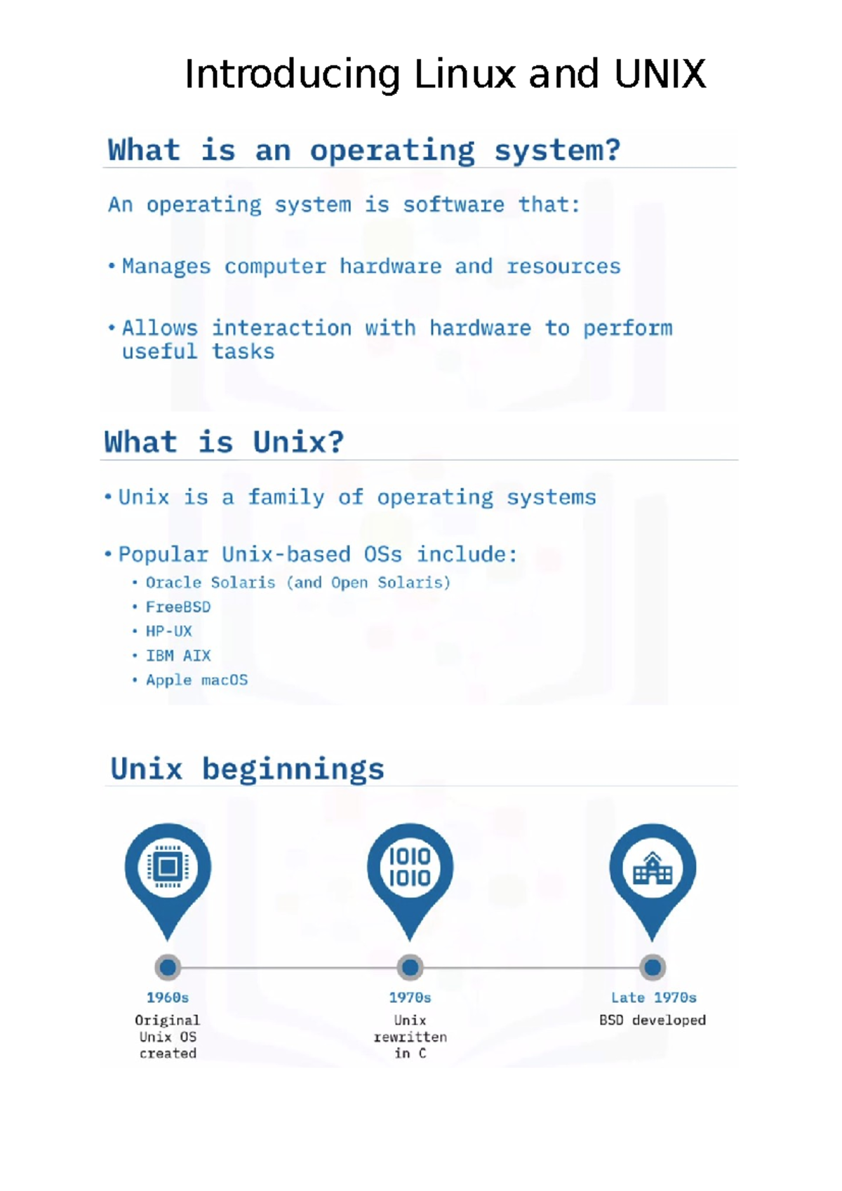 Buổi 3 - yvg - Mô hình toán kinh tế - Introducing Linux and UNIX Overview of Linux Architecture ...