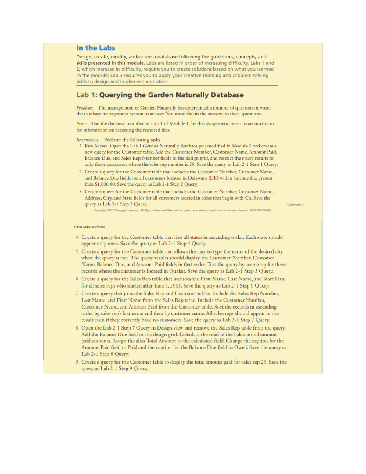 Access Activity 3 Instructions - Studocu