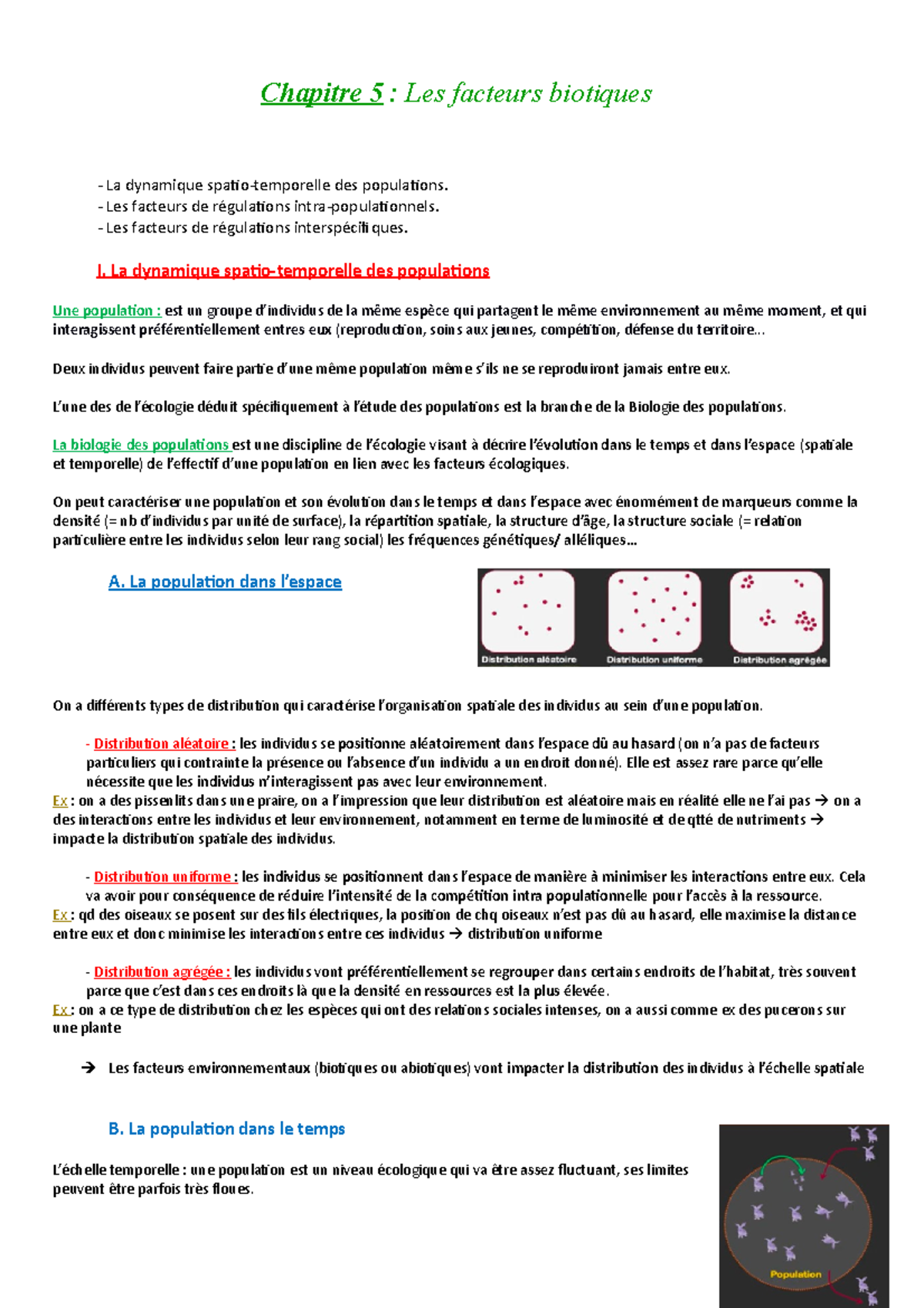 5. Les facteurs abiotiques - Chapitre 5 : Les facteurs biotiques La ...