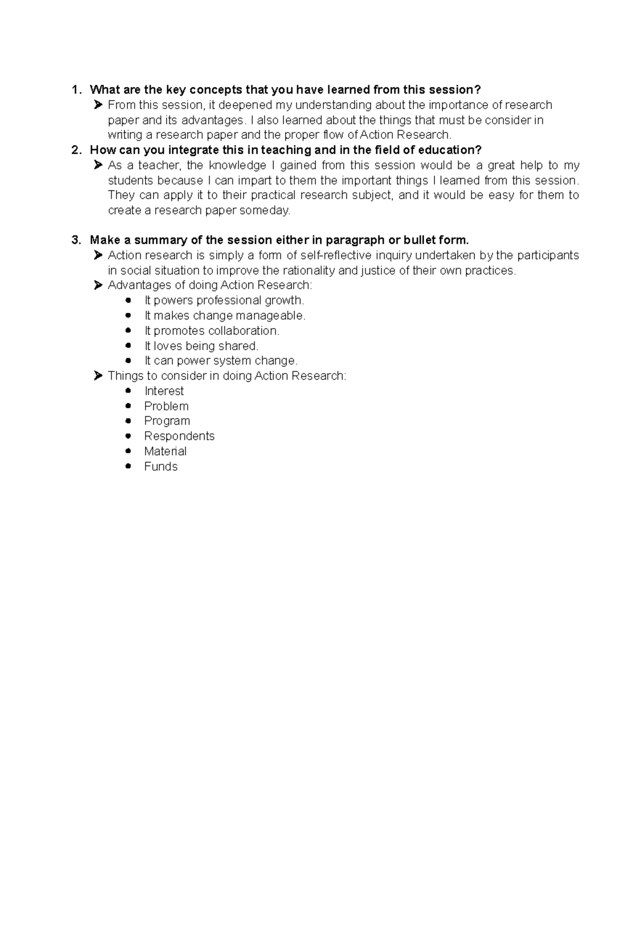 Crafting Action Resaerch - What are the key concepts that you have ...