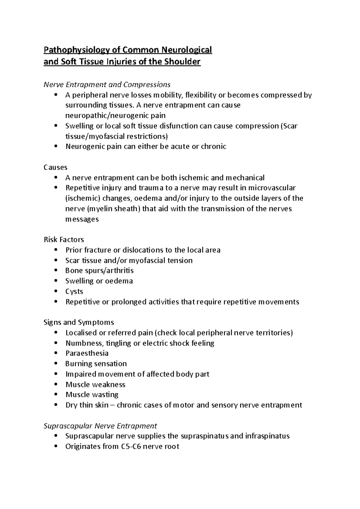Pathophysiology of Common Neurological Conditions - Pathophysiology of ...