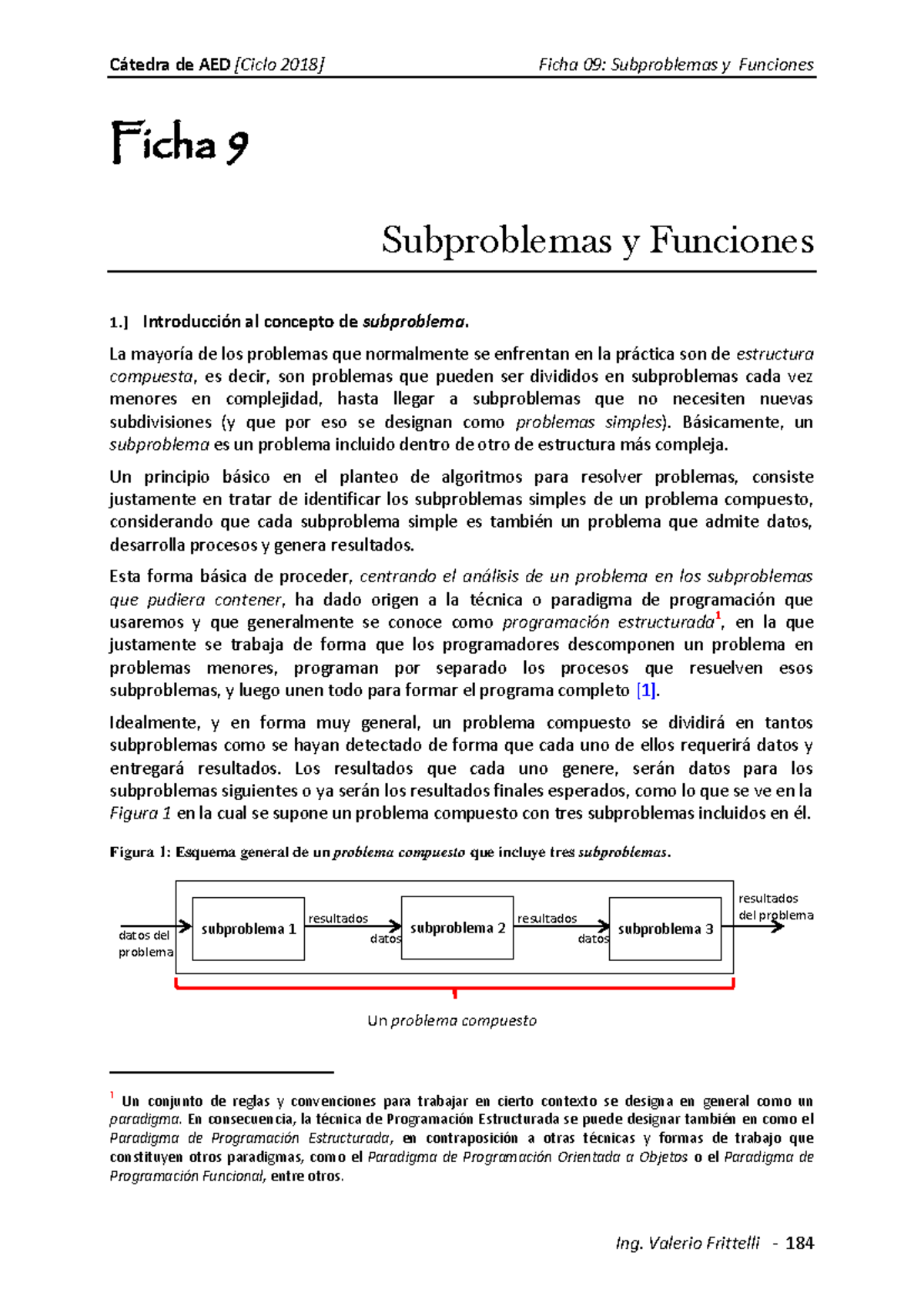 Ficha 09 [2018 ] - Subproblemas y Funciones [Python ...