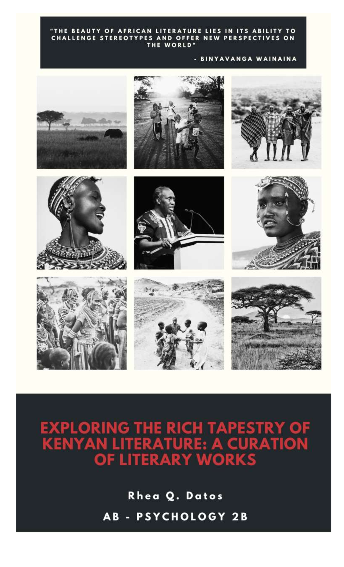 LIT- Curation 023 - Table of Contents I. Overview of the Literature of ...