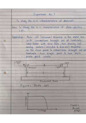 Experiment 2 -Band Gap Determination using Post Office Box - VEDANT ...