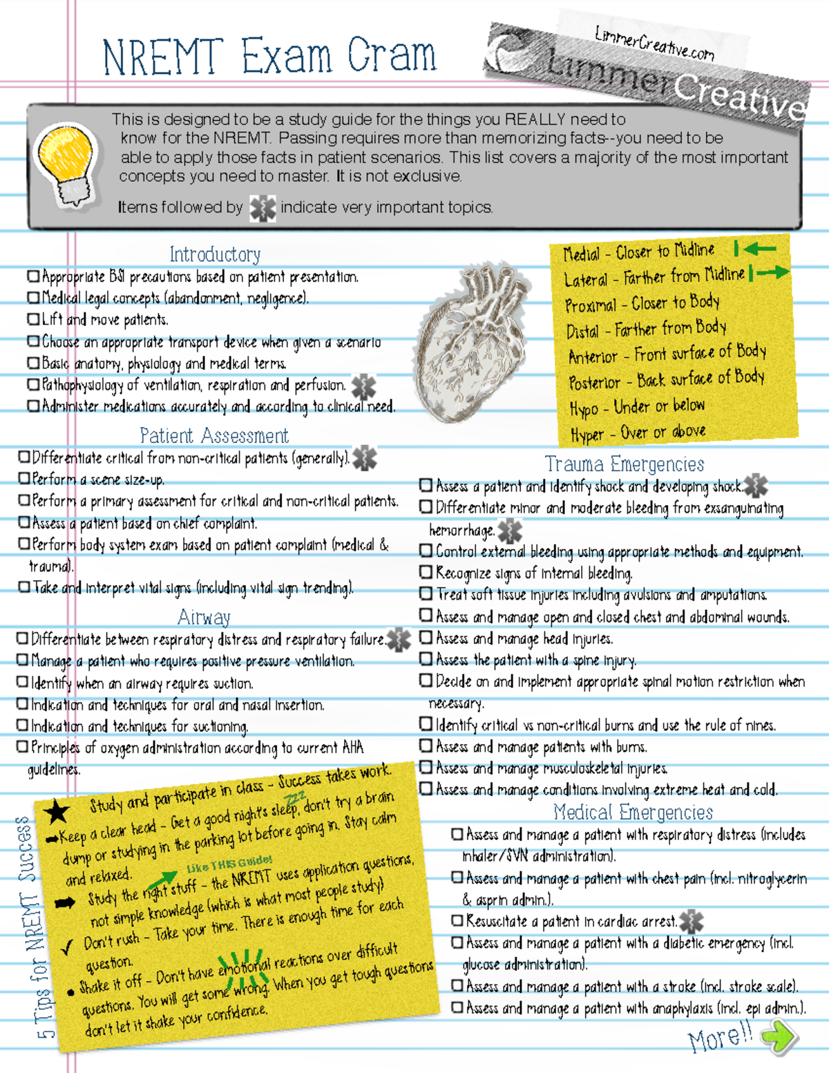 Nremt-Exam-Cram2016 a - NREMT Exam Cram This is designed to be a study ...