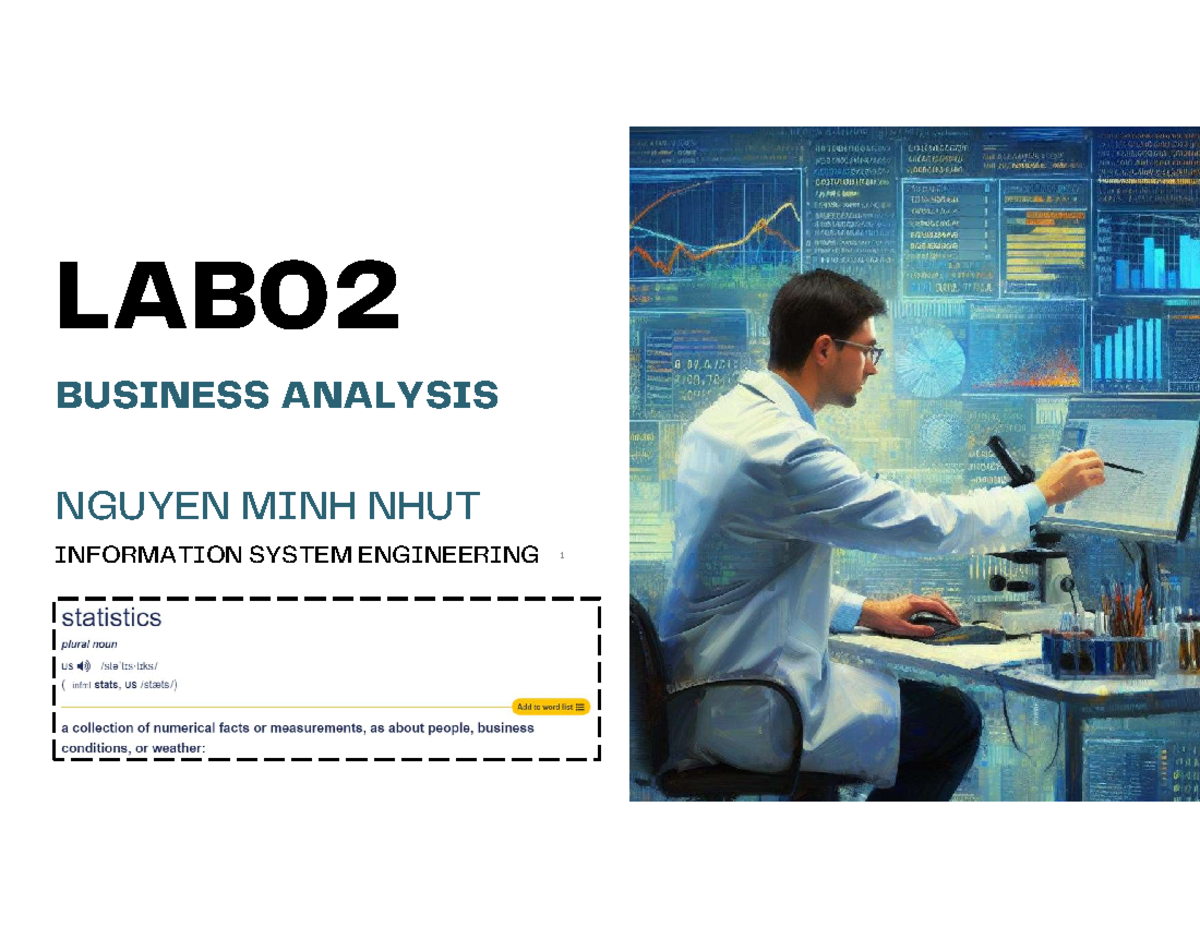 Lab02 2024 - aaa - LAB BUSINESS ANALYSIS NGUYEN MINH NHUT INFORMATION ...