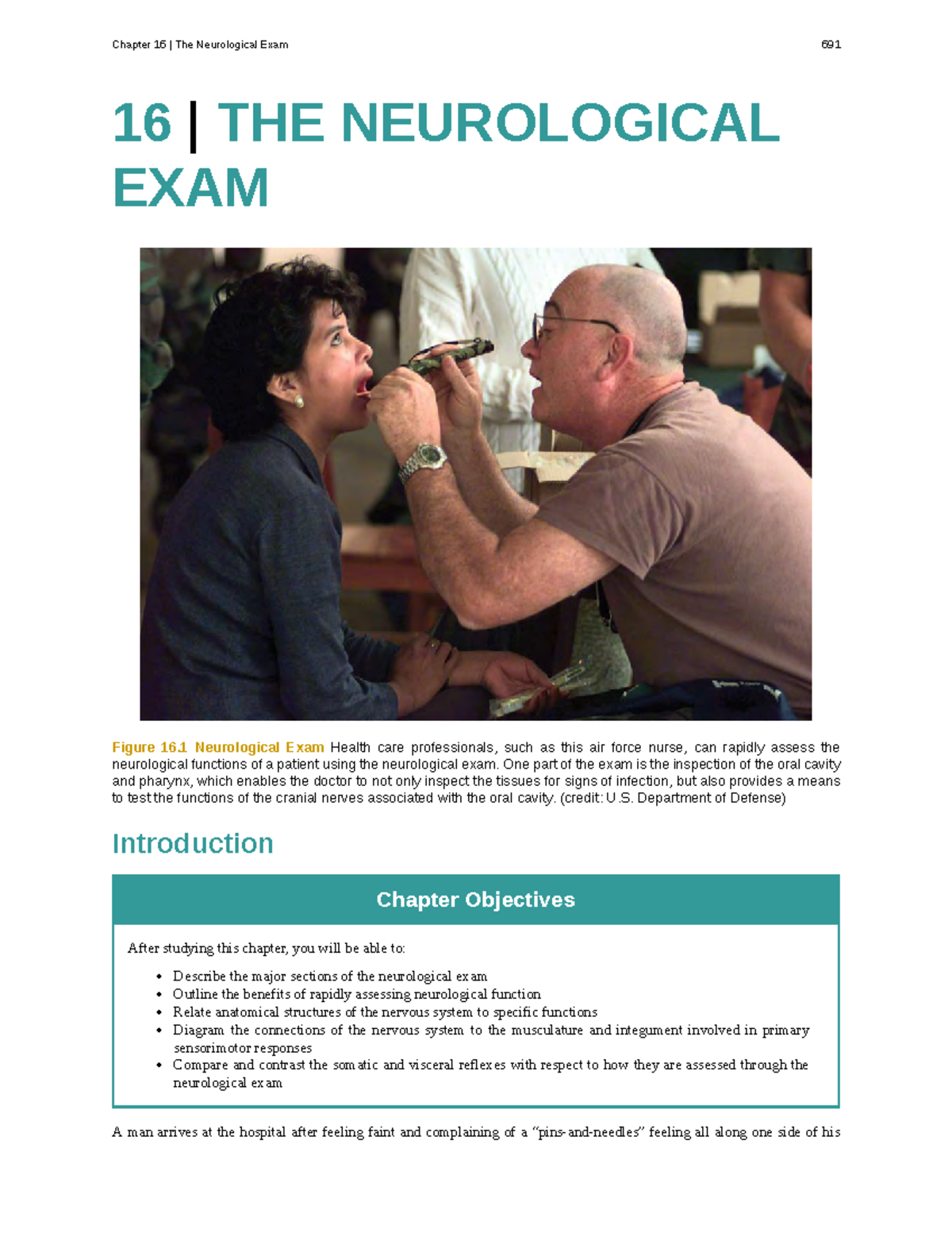 Chapter 16 - text - 16 | THE NEUROLOGICAL EXAM Figure 16 Neurological ...
