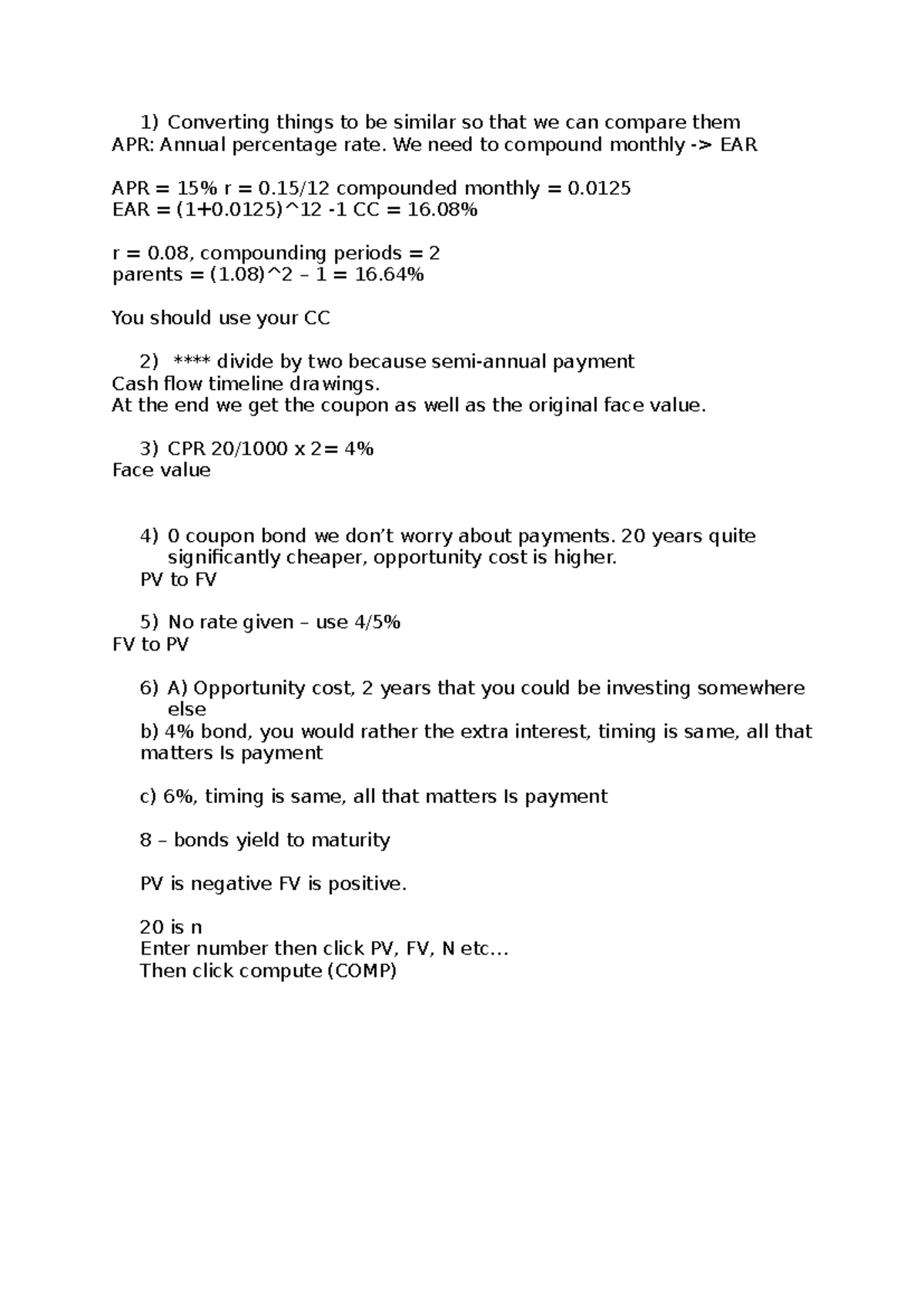 FINA Tute 5 - Converting things to be similar so that we can compare ...