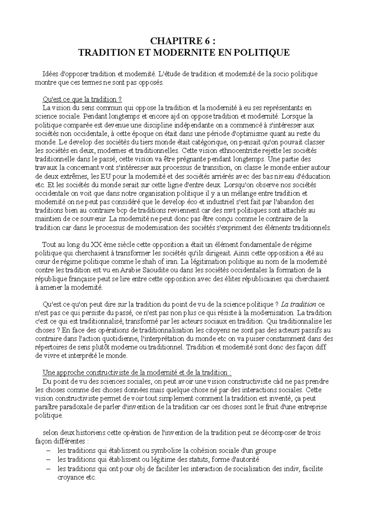 Chapitre 6 - cours de monsieurs Jacobo Grajales Lopez - CHAPITRE 6 ...