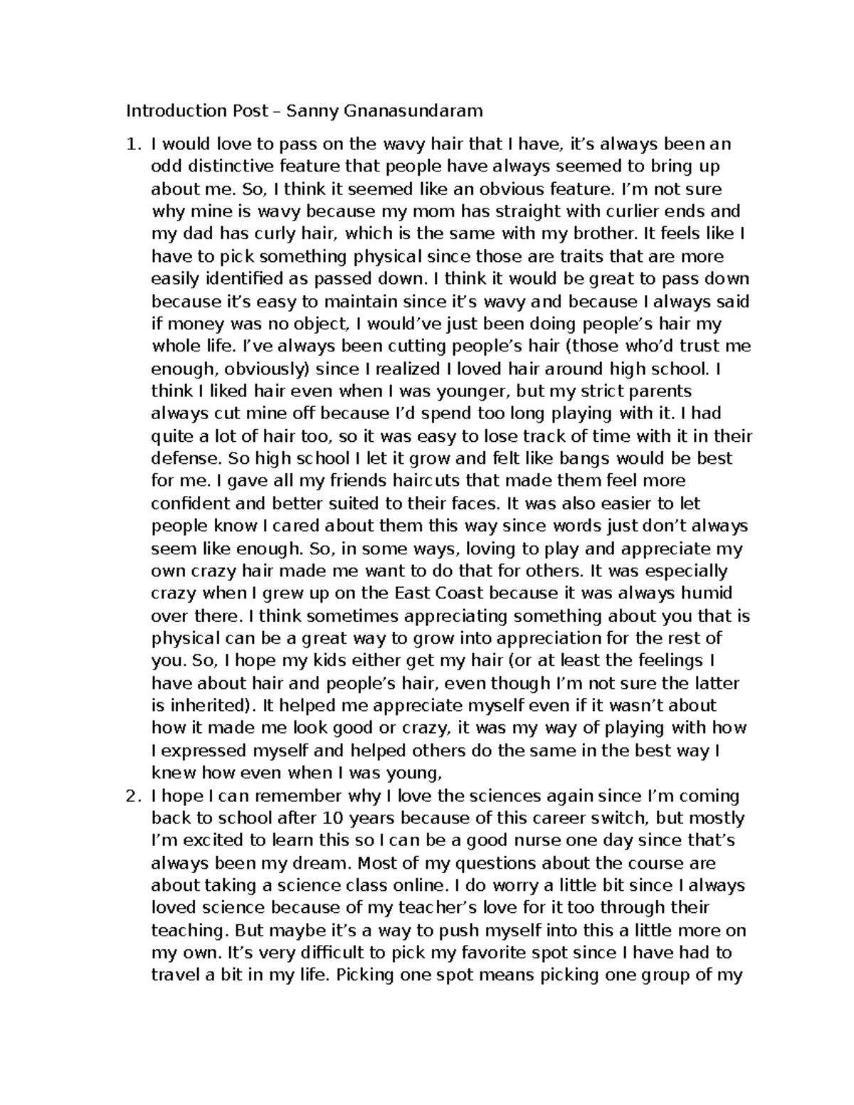 Introduction Post 03062024 SG - Introduction Post – Sanny Gnanasundaram ...