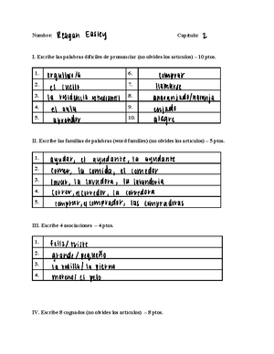 Ir worksheet - Spanish unite 1 lecture notes and cheat sheet for exams ...