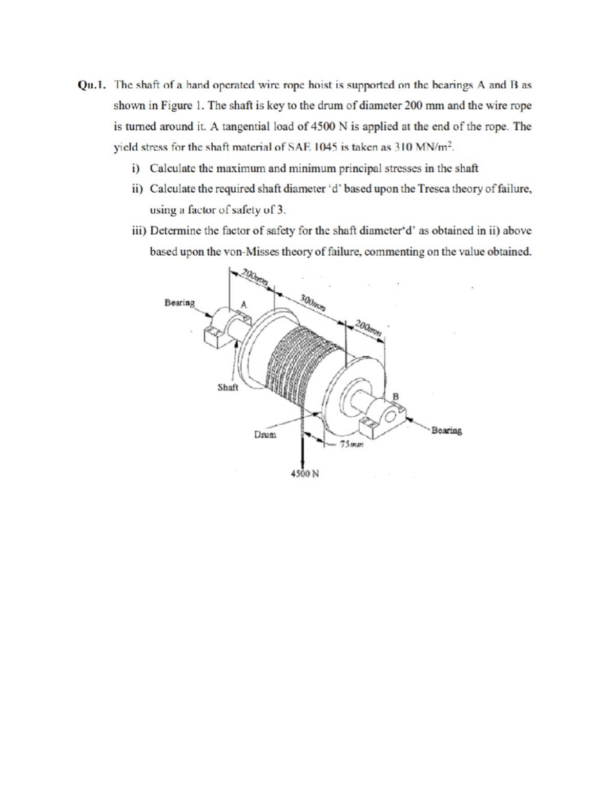 design of machine elements - on theories of failure - Studocu