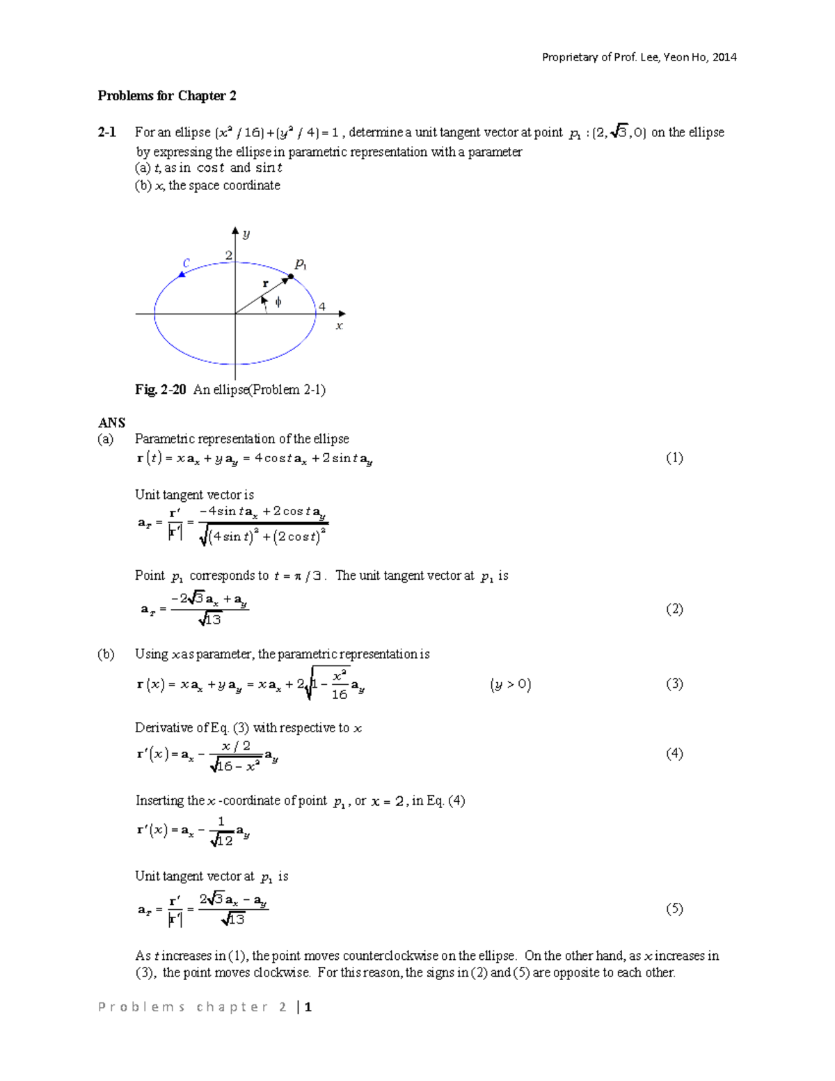 ProblemsProblems solution chapter1_10 - Problems for Chapter 2 2-1 For ...