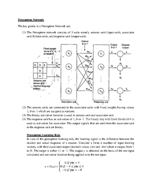 Activation Functions & Solved Problems - Solved Problems (1) For the network shown, calculate ...