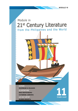 21st Century Module 10 - notes - MODULE 10MODULE 19 Author: Butch C ...