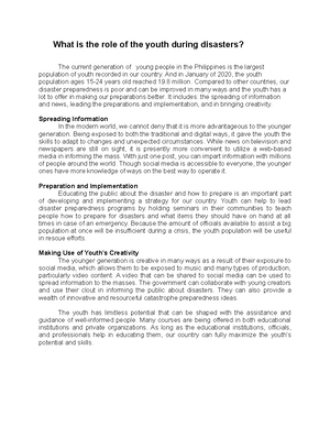 NSTP1 DRUG Education AND VICE Control Reflection - Reflection Drug ...