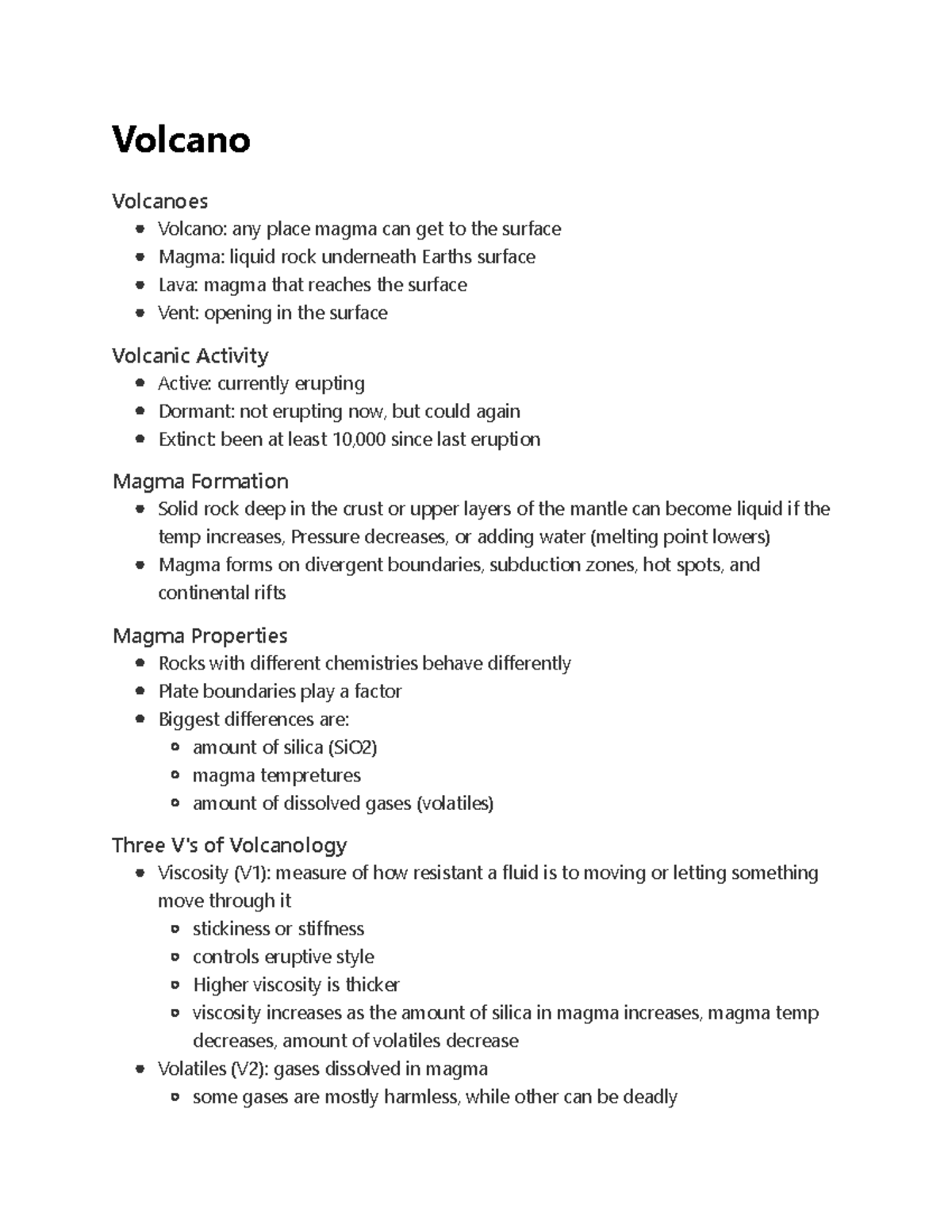 Volcano - Volcano Volcanoes Volcanic Activity Magma Formation Magma ...