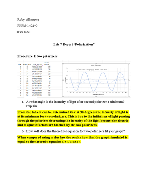 02 Motion on Incline LAB (Su2020 Online Version) - 1-D Motion on ...