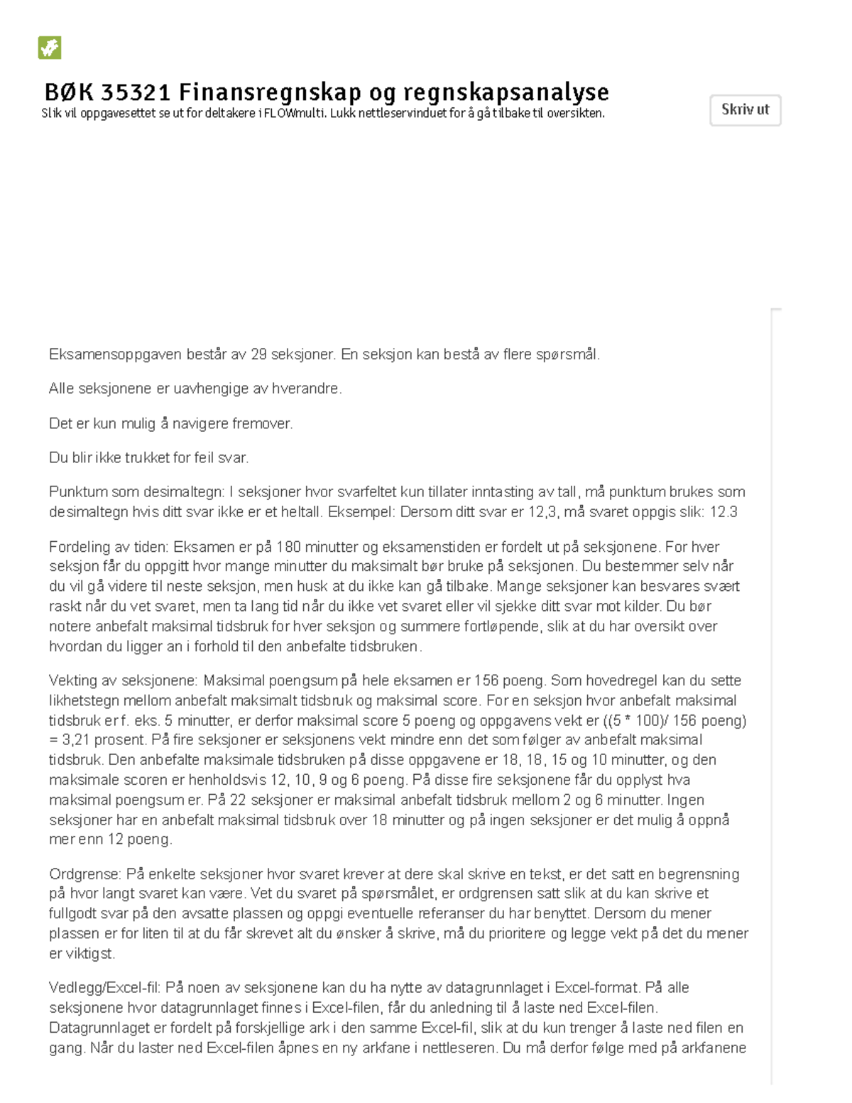 BØK 3532 1 H2020 pdf-utskrift av Wiseflow, eksamen 4 - BØK 35321 ...