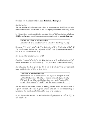 Module 2 (Fundamental Theorem of Calculus) - Section 5 The Fundamental ...