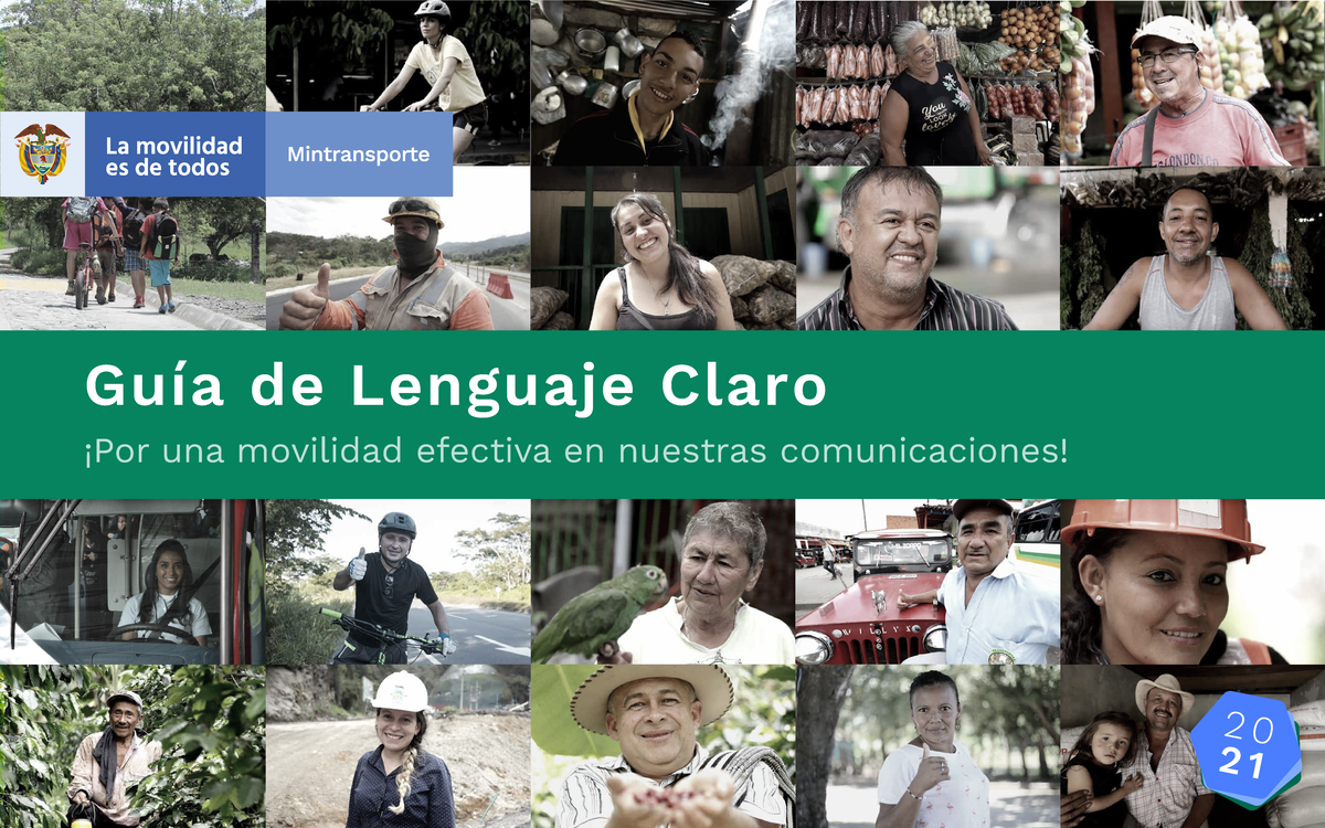 Cartilla Lenguaje Claro - 2 0 2 1 Guía de Lenguaje Claro ¡Por una ...