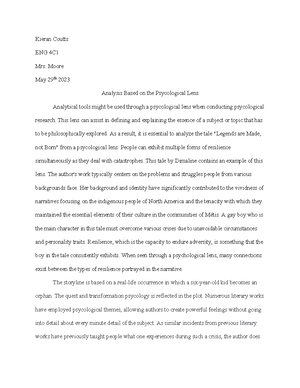 Literary lens analysis chart - Literary Lens Analysis Chart Complete ...