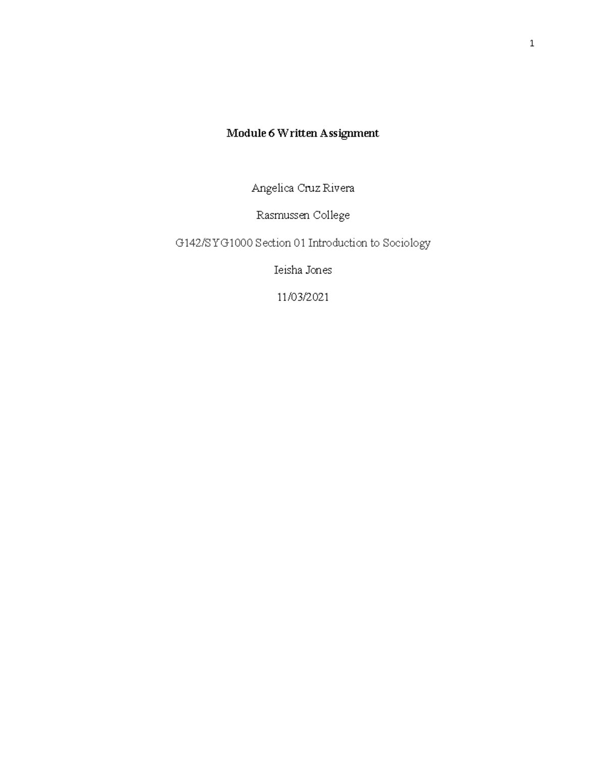 ACruz Rivera Module 5Written Assignment 11022021 - 4119 - Studocu