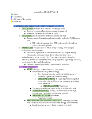 Microbiology Mod 1-4 study questions - Microbiology Module 1-4 Study ...