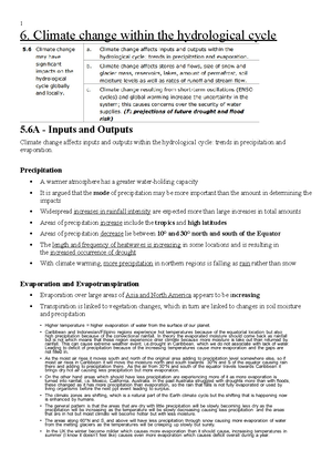 2. Drainage basins - Detailed notes for A-level Edexcel Geography. - 2 ...