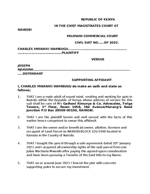 Verifying Affidavit - For revision - REPUBLIC OF KENYA IN CHIEF ...